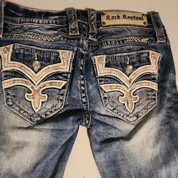 Rock Revival | Jeans | Rock Revival Blue Jeans With Vintage Gradient ...